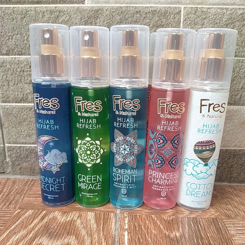Jual FRES & NATURAL HIJAB REFRESH PARFUM 100 ML | Shopee Indonesia