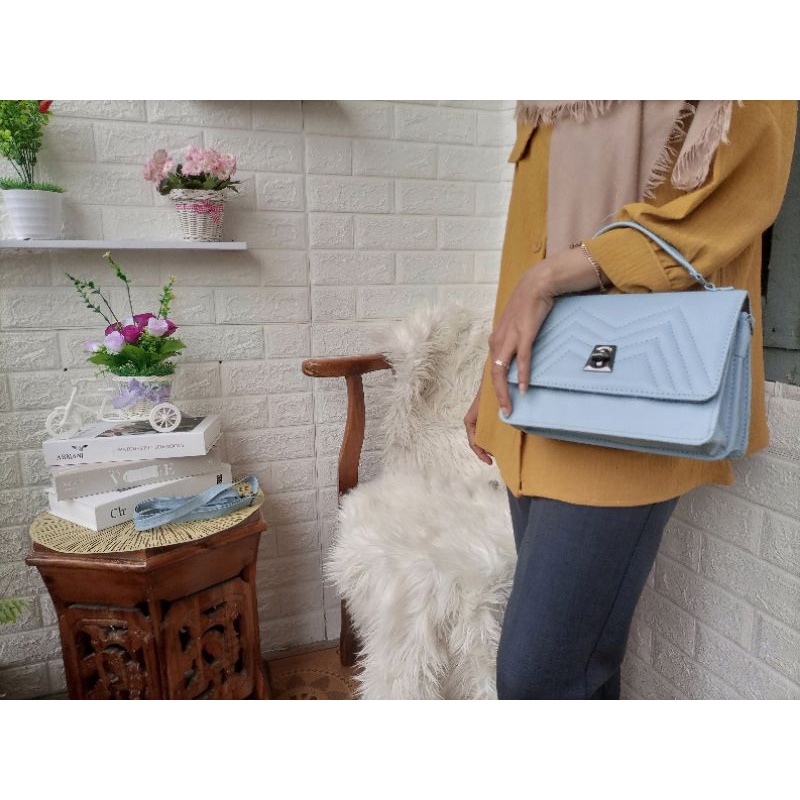 Jual RIZKY BAG COLLECTION - TAS KOTAK SIMPEL 3 IN 1 MOTIF (M) | Shopee ...