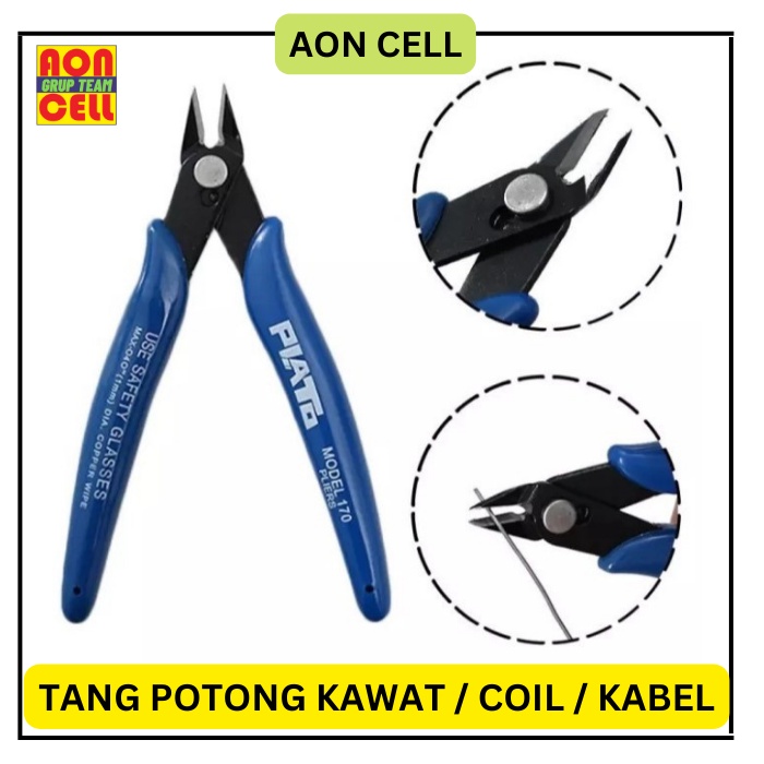 Jual Tang Potong Plato Gunting Pemotong Kawat Coil kabel Wire cutter ...