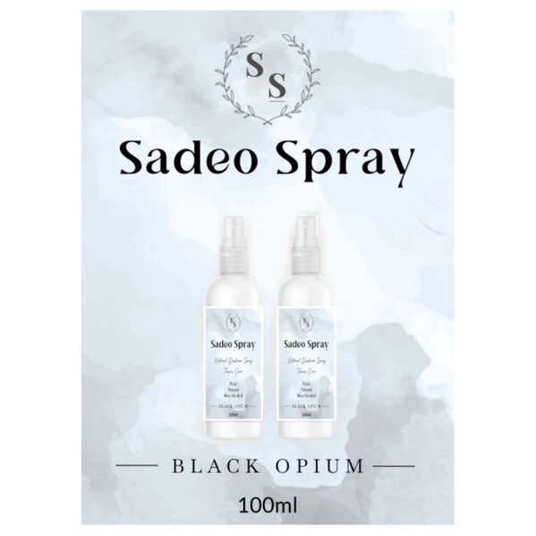 Jual Deodorant tawas sadeo spray Varian Black opium 100ml | Shopee Indonesia