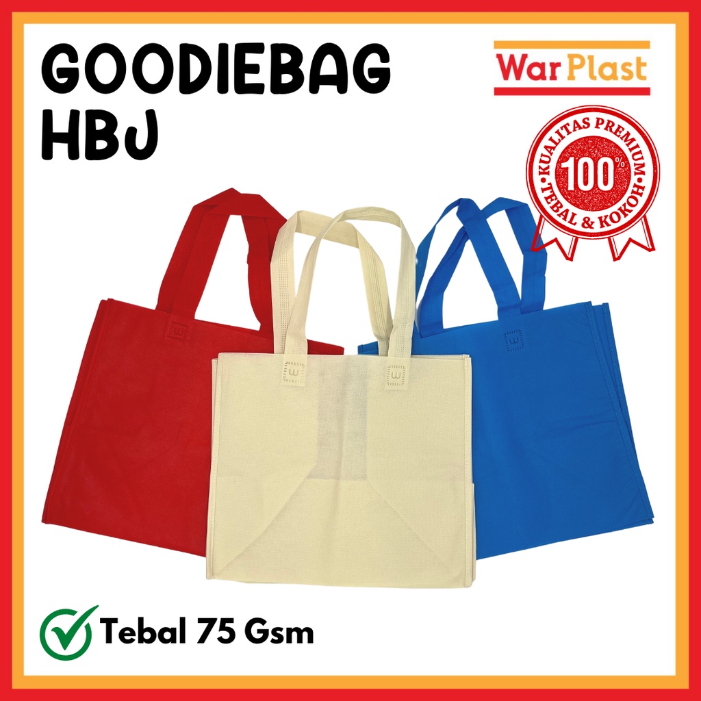 Jual Tas Spunbound Box Goodie Bag Kotak 26x32 cm tas box kue tas ...