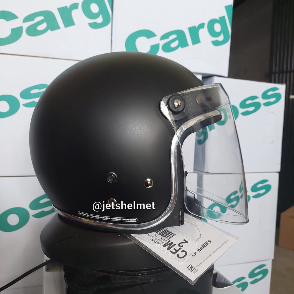 Jual Helm Cargloss CFM2 Retro Gothic | Cargloss Original CFM2 Halfe ...