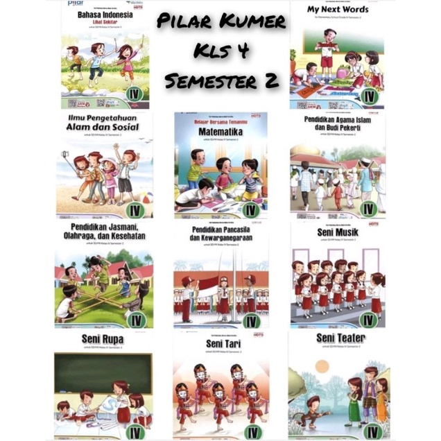 Jual PILAR SD/MI KELAS 4 SEMESTER 2 KUMER / KURIKULUM MERDEKA | Shopee Indonesia