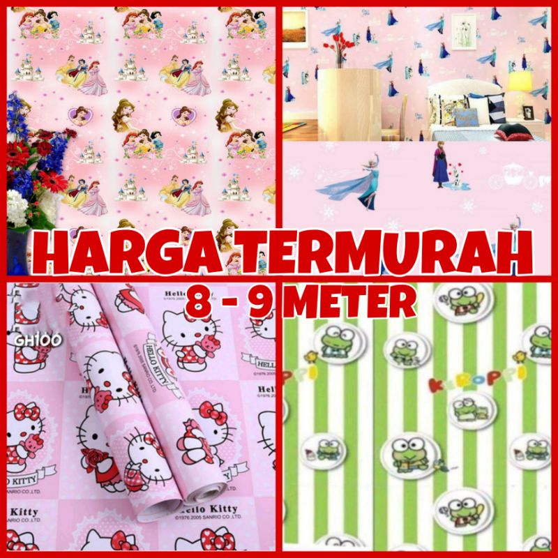 Jual Wallpaper Dinding Kamar Tidur Anak Wallpaper Dinding Anak Karakter Kartun Wallpaper Dinding ...