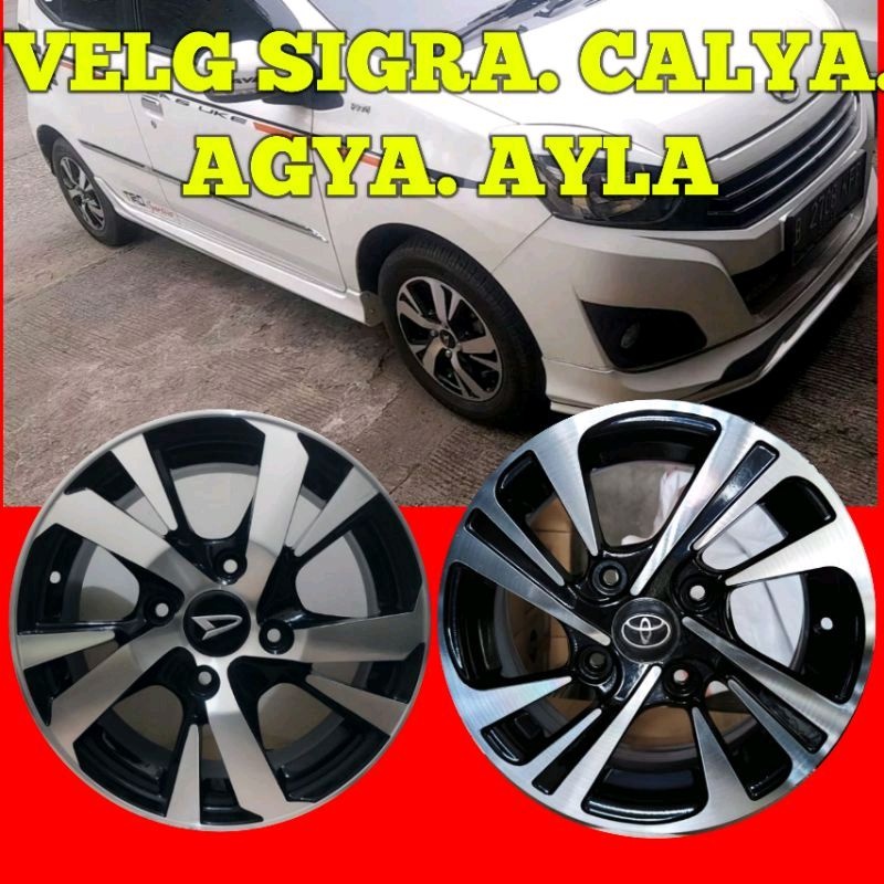 Jual VELG SIGRA CALYA AGYA AYLA R14 | Shopee Indonesia