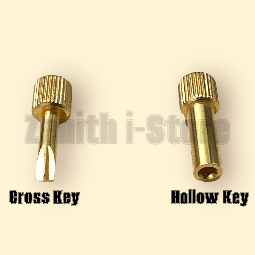 Jual Dental Kunci Pin Screw Posts Pasak Gold Plated Key Pin Screw ...