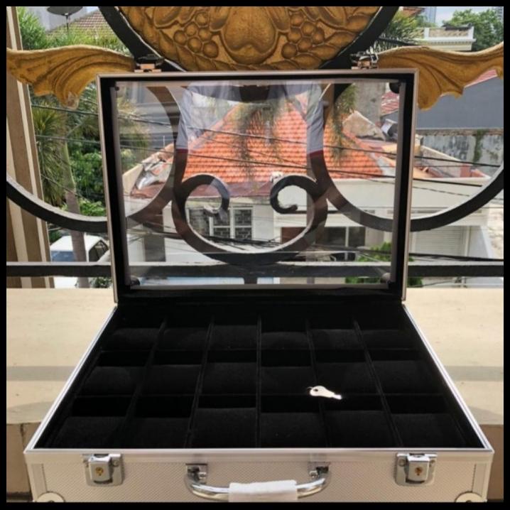 Jual Koper Box Jam Tangan Alumunium Isi 18 Slot Alumunium | Shopee ...