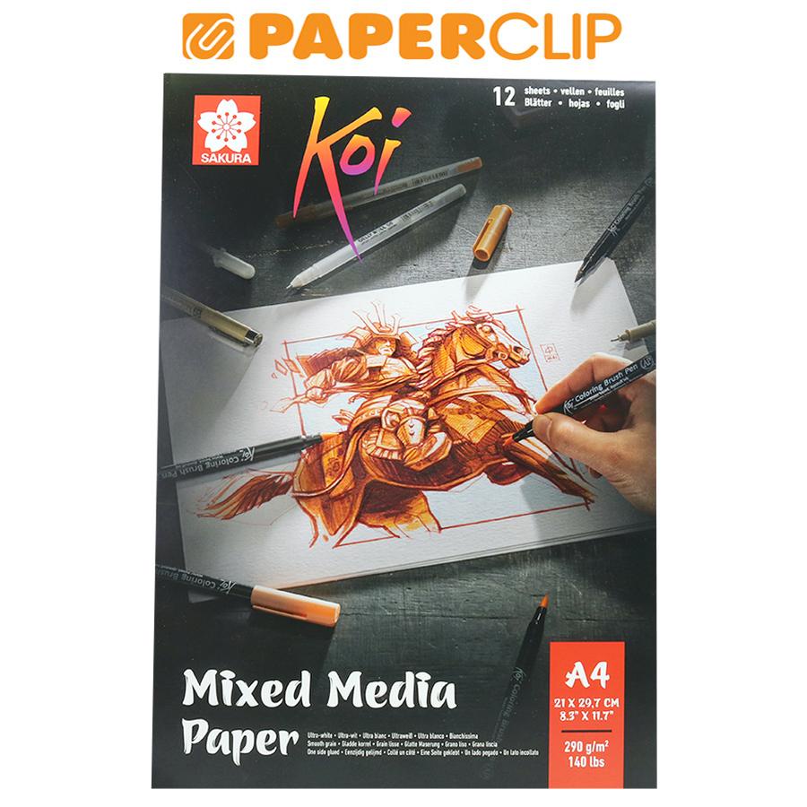 Jual KERTAS GAMBAR / PAPER PAD SAKURA KOI A4 MIXED MEDIA 94120002 ...