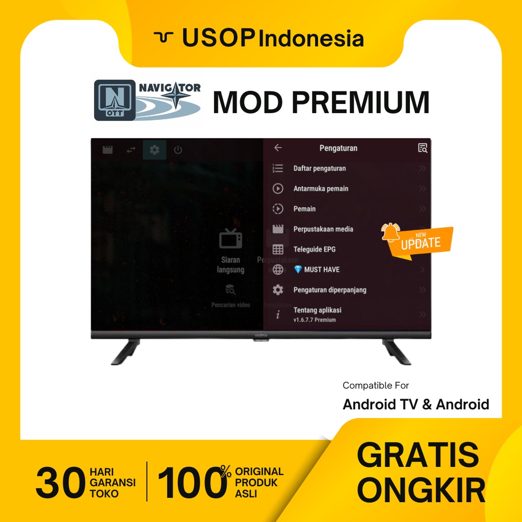Jual OTT Navigator Versi MOD Premium - IPTV | Shopee Indonesia