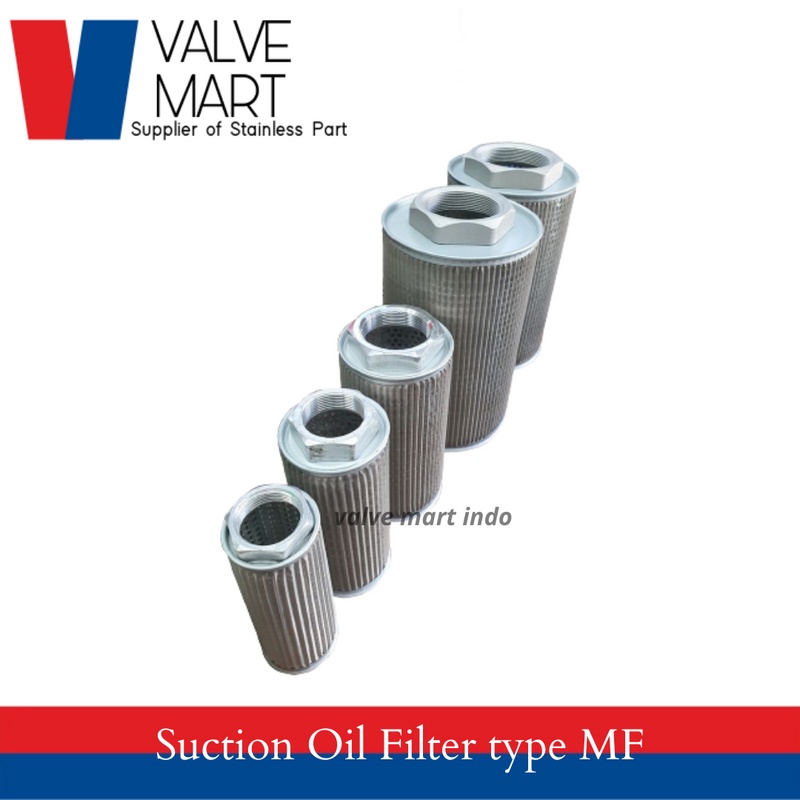 Jual Suction Filter Oil Hydraulic Filter Oli Dalam Tangki Type MF - 1 ...