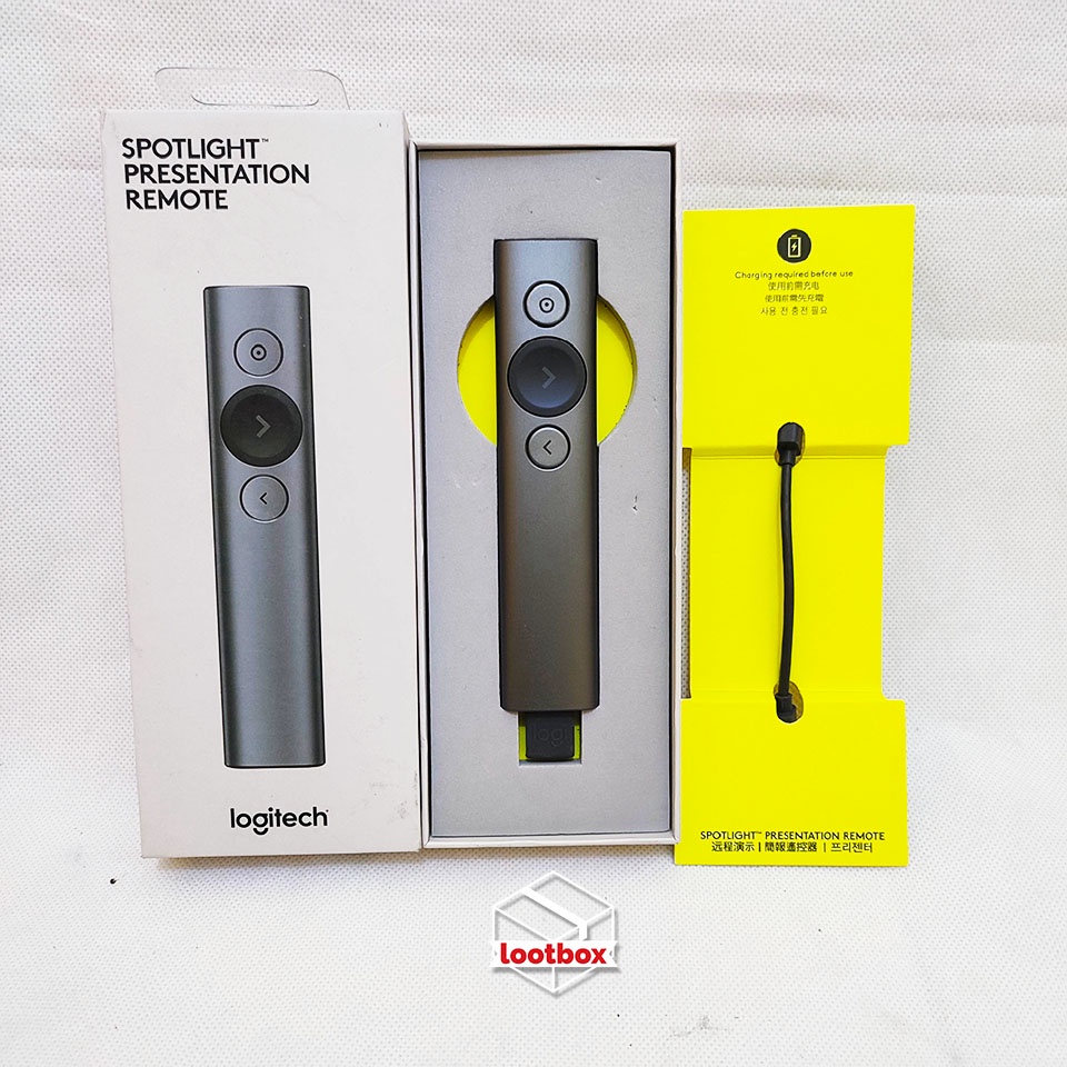 Jual Pointer Presenter Wireless Logitech Spotlight Bluetooth - Slate [SCND] | Shopee Indonesia