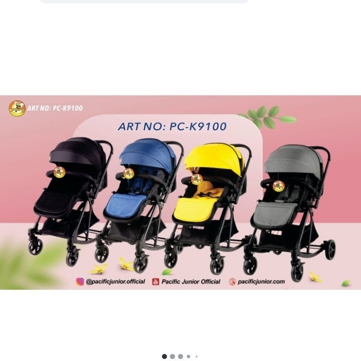 Jual Stroller Pacific PC K9100 Reversible Bisa Ayun | Shopee Indonesia