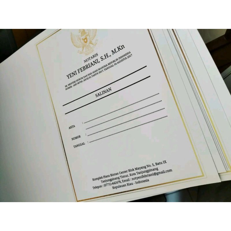 Jual cover salinan akta notaris/ppat | Shopee Indonesia Jual cover salinan akta notaris/ppat | Shopee Indonesia