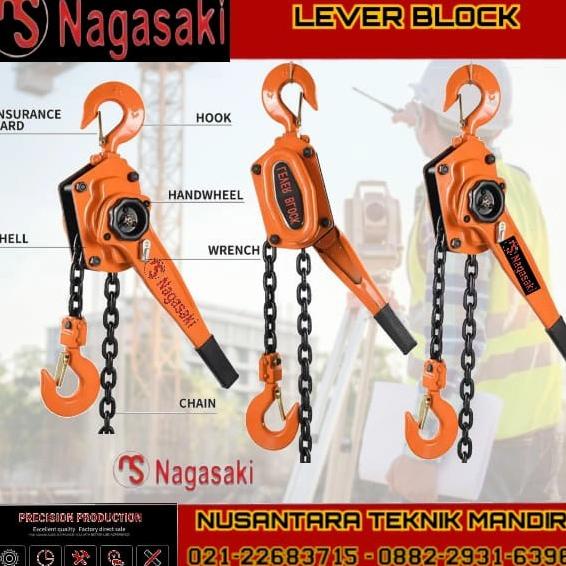 Jual Lever Block 1,5 Ton X 1.5 Meter Nagasaki Japan | Shopee Indonesia