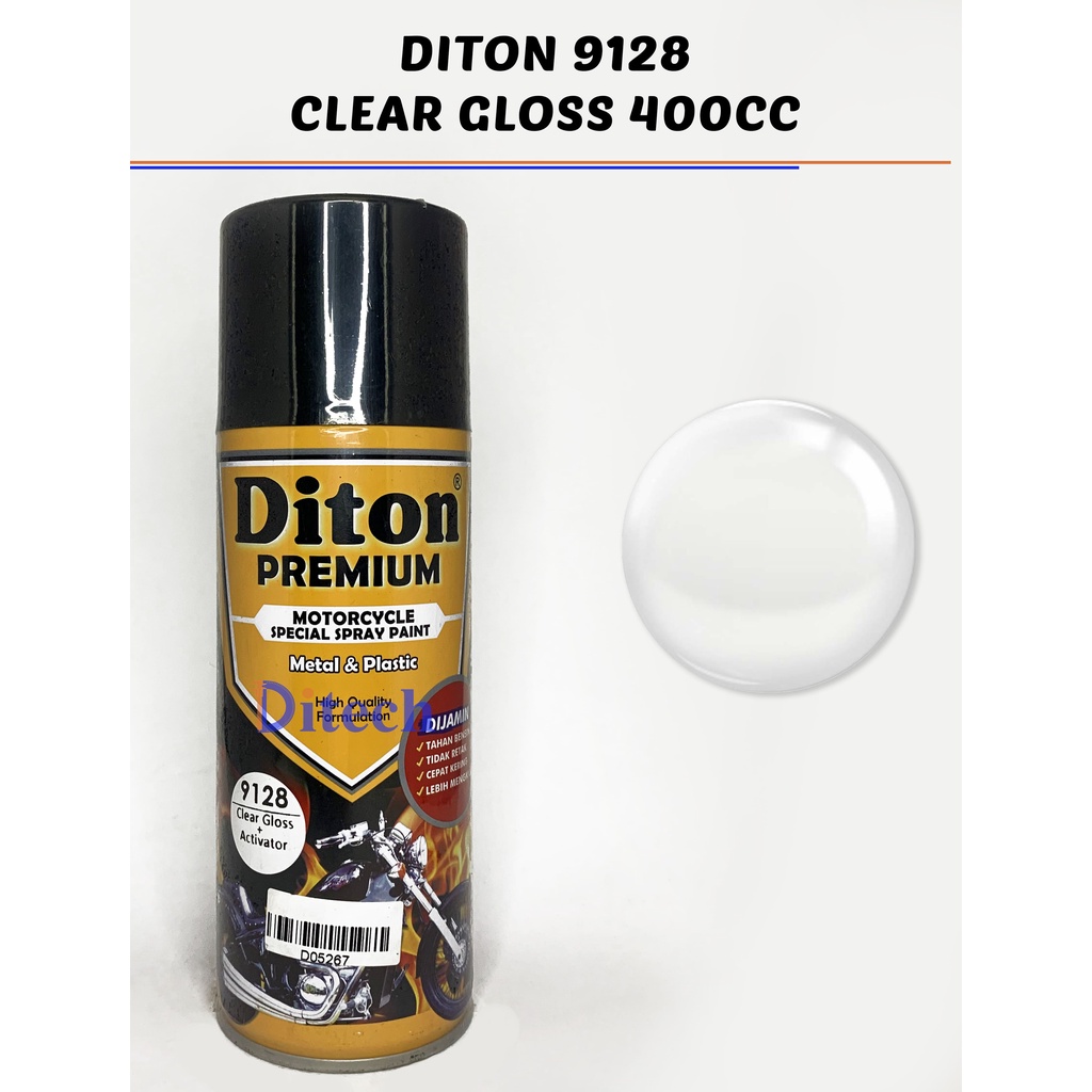 Jual DITON Premium CLEAR ‼‼ 9128 CLEAR + Activator / Clear Doff, Clear ...