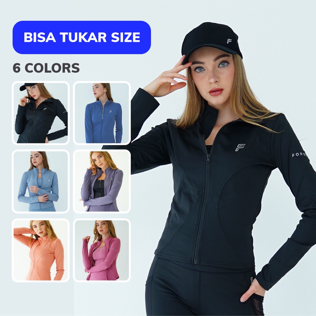 Jual Forge Activewear - Odyssey Jaket Olahraga Wanita - Baju Olah Raga ...