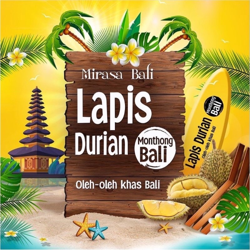 Jual MIRASA BALI ( LAPIS DURIAN & LEGIT DURIAN ) | Shopee Indonesia