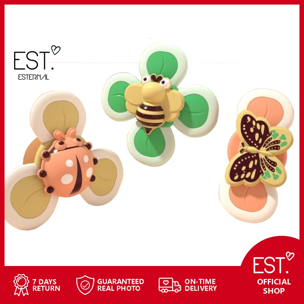 Jual ESTERNAL - Fidget Spinner Mainan Suction Cup Mainan Sensorik Anak ...