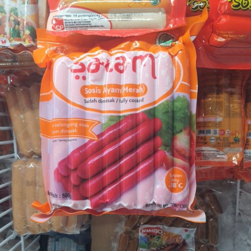Jual Salam Sosis Long Merah 500gr | Shopee Indonesia