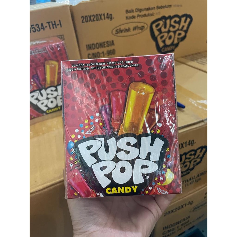 Jual Permen Push Pop Box (20pcs) | Shopee Indonesia