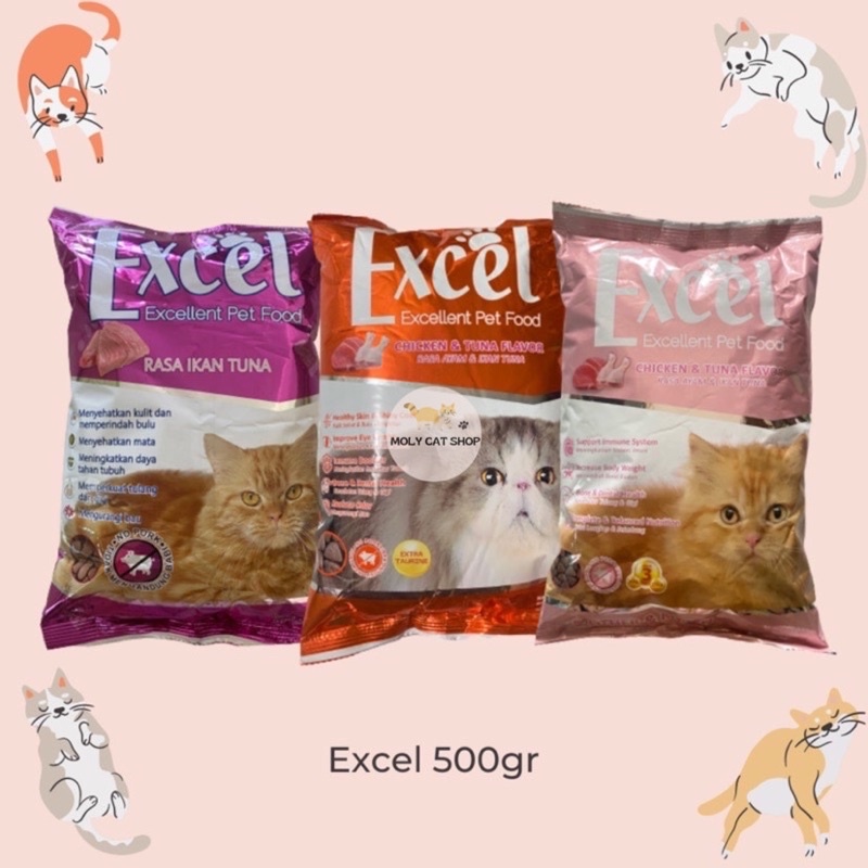 Jual Excel Makanan Kucing - Excel Mother & Kitten 500gr | Shopee Indonesia