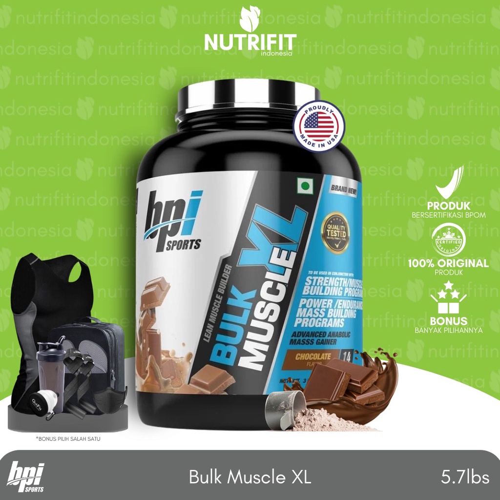 Jual BPI Sports Bulk Muscle XL 5,7 Lbs Advanced Anabolic Mass Gainer ...