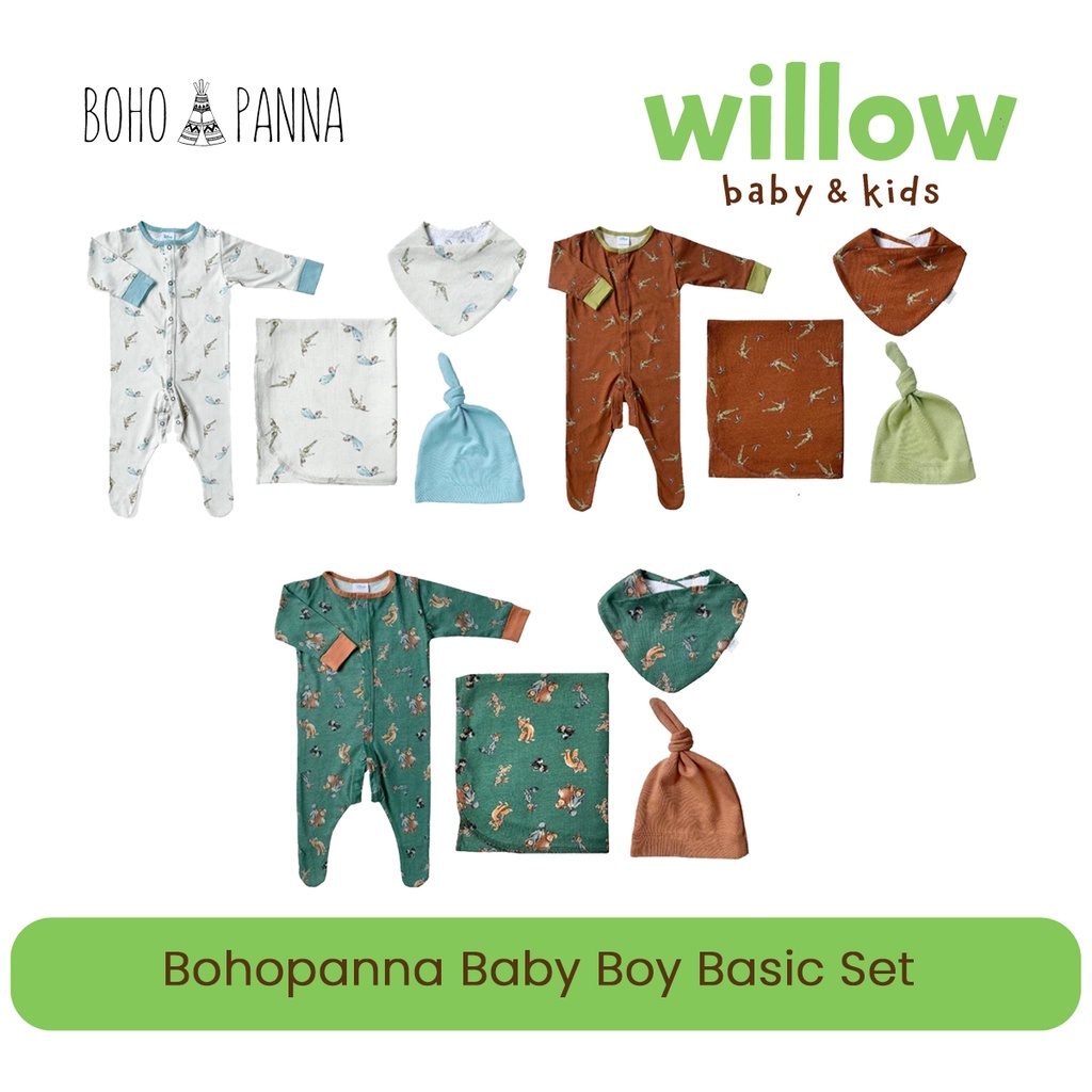 Jual Pakaian Bayi - Bohopanna Baby Boy Basic Set | Shopee Indonesia