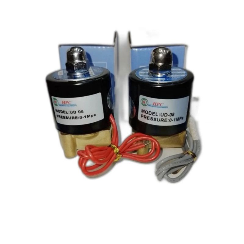 Jual SOLENOID VALVE HPC UD 08-1/4 AC 24V | Shopee Indonesia