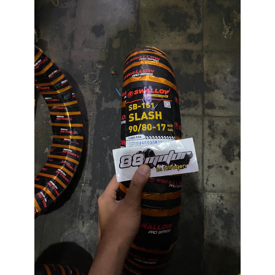 Jual Ban Luar SWALLOW SB-151 SLASH 90/80 - 17 TL Tubless by Swalow ...
