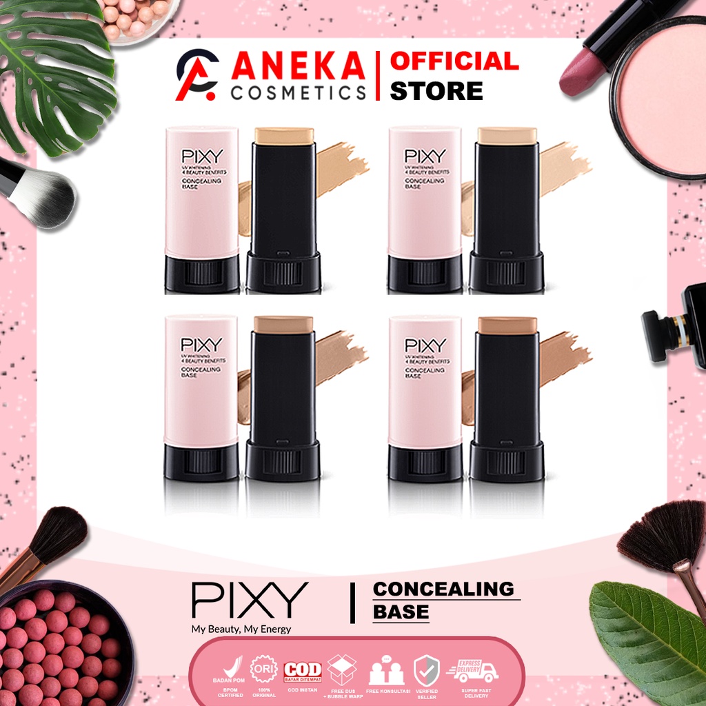 Jual PIXY Concealing Base 4 Beauty Benefits | Shopee Indonesia