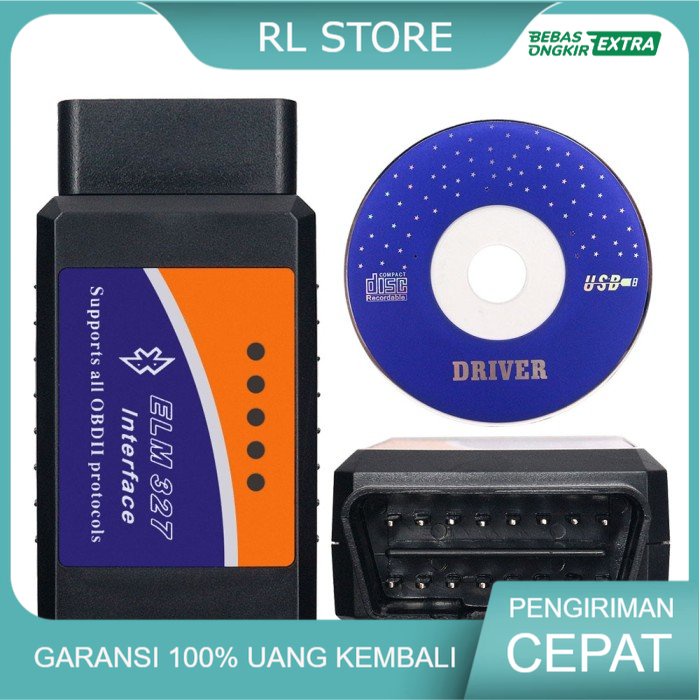 Jual Alat Cek Scan Diagnosa Mesin Mobil Diagmall ELM327 OBD2 V2.1 OBD ...