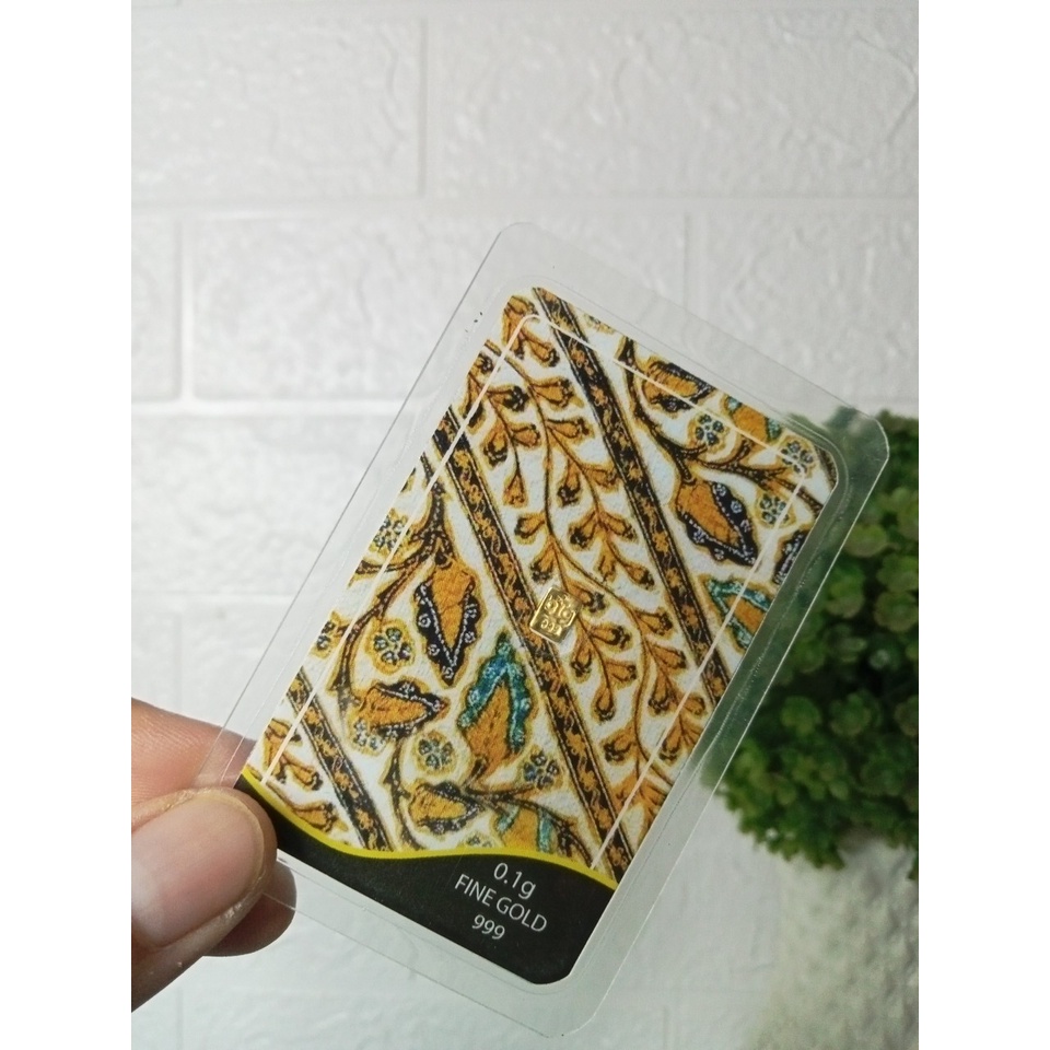 Jual Big Gold 0.1 gram Gift Series Batik I Logam Mulia 24Karat Termurah ...