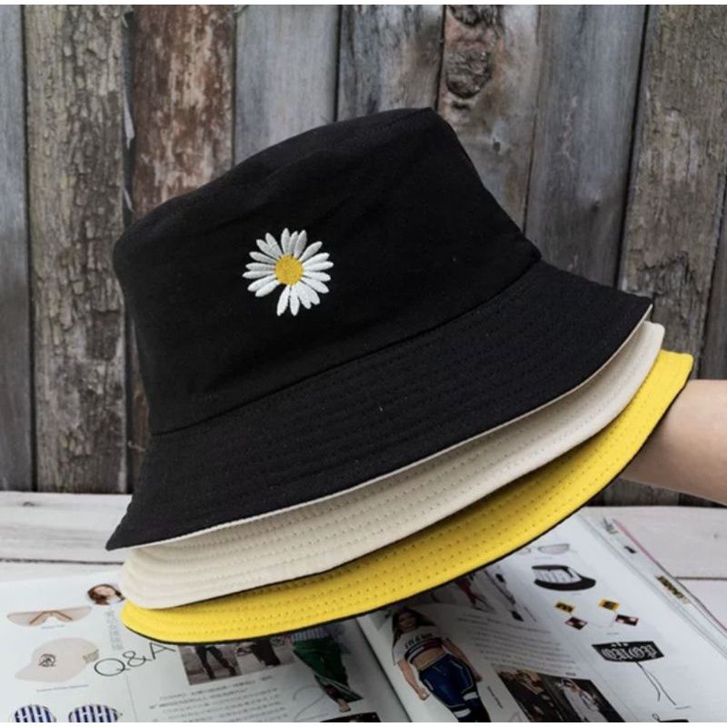 Jual TOPI BUKET topi cewek topi cowok /TOPI ANTI PANAS /Topi Bucket ...