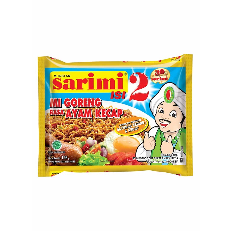 Jual SARIMI 2 GRG AYAM KECAP 126G | Shopee Indonesia