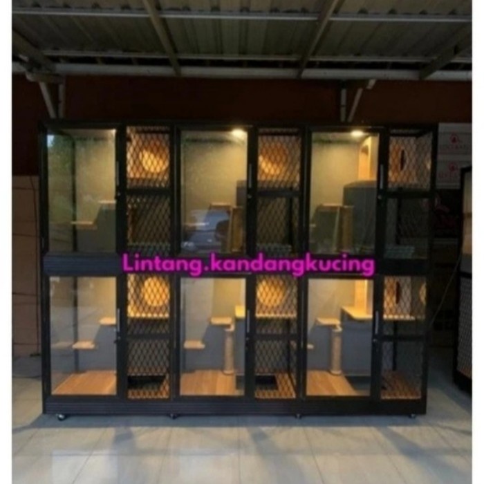 Jual Kandang rumah kucing cathome catquarium playground super besar ...