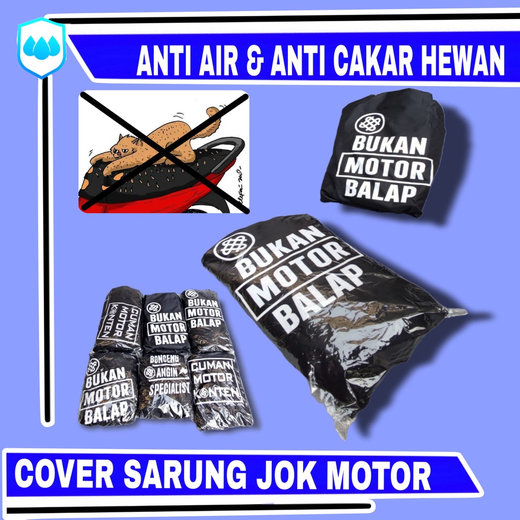 Jual Cover Jok Seat Sarung Jok Motor Anti Kucing Anti Air Universal ...