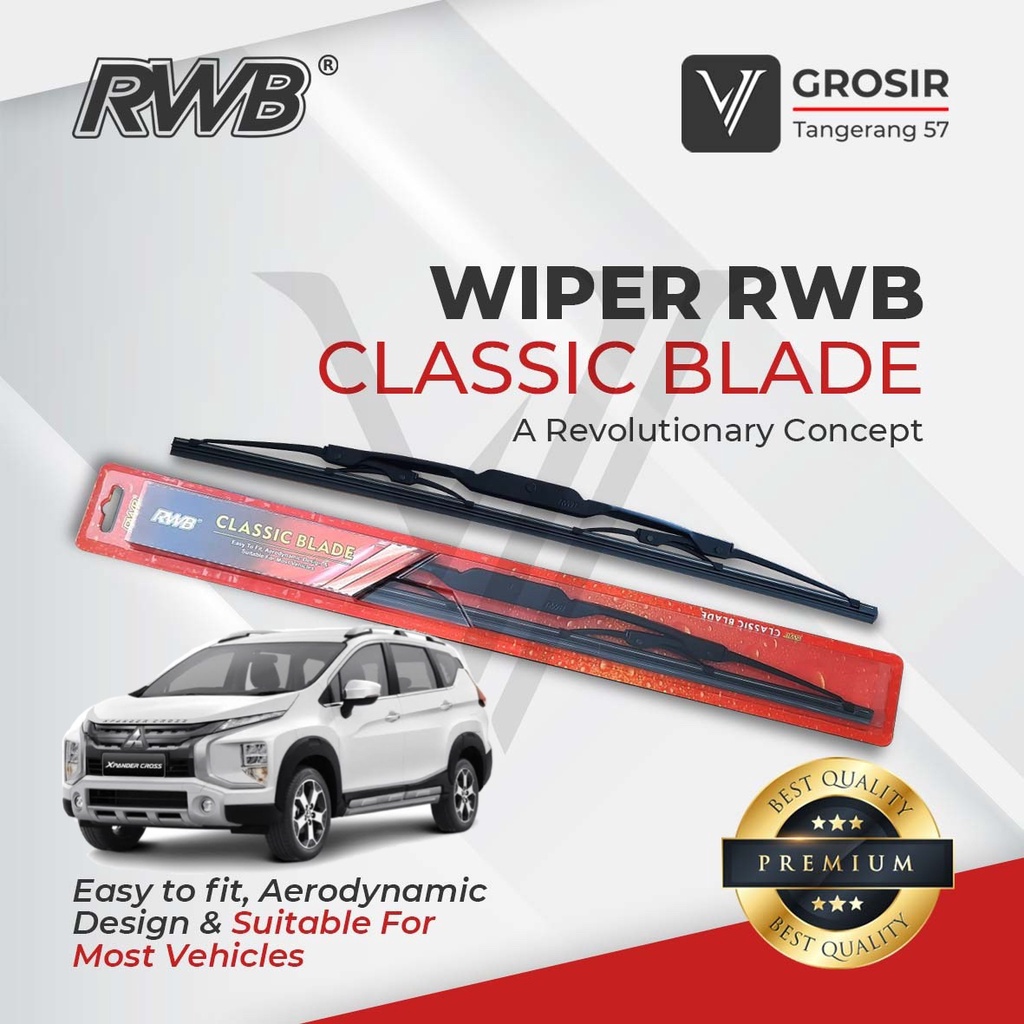 Jual Wiper XPANDER CROSS Classic Blade RWB 2 PCS | Shopee Indonesia