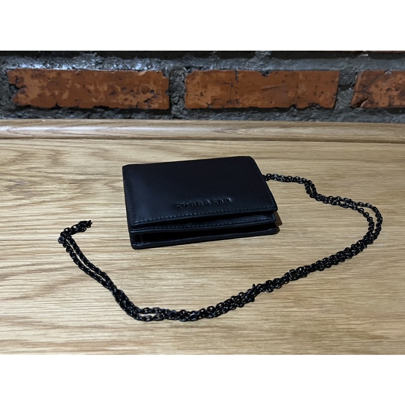 Jual Charles & Keith - Snap Button Mini Short Wallet - Black | Shopee ...
