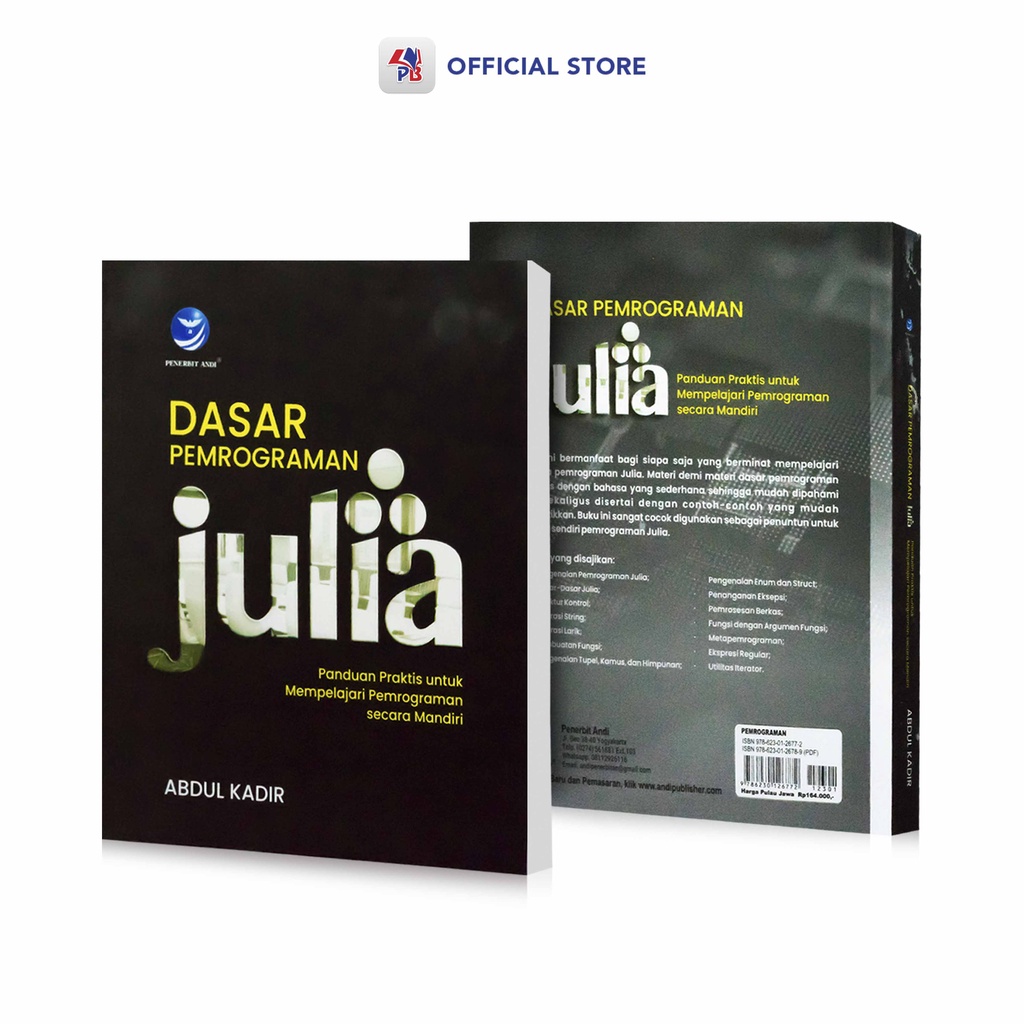 Jual Buku Pemrograman Komputer / Dasar Pemrograman Julia - Panduan ...