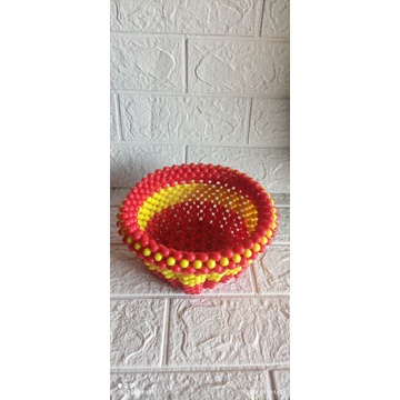 Jual keranjang manik serba guna merah kuning | Shopee Indonesia