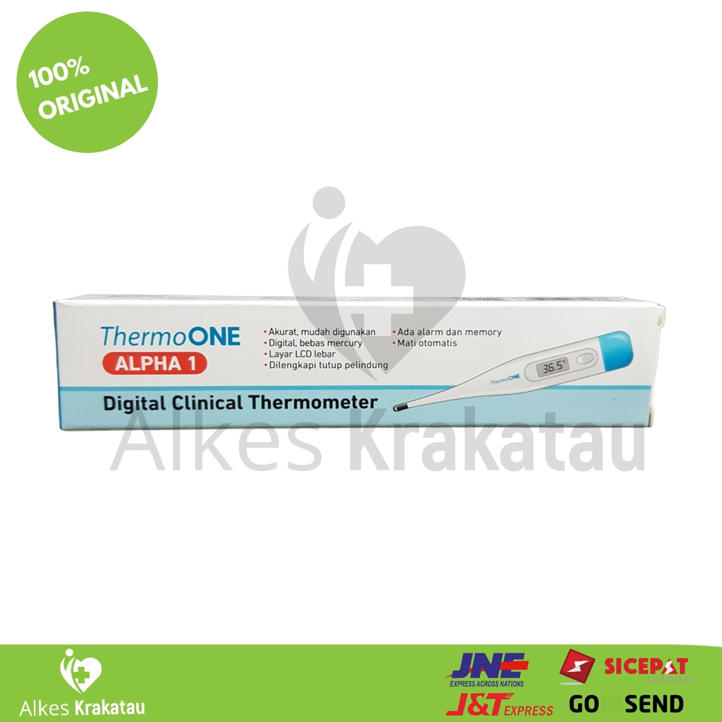 Jual Thermometer Digital Alpha 1 / Thermo One Termometer Ketiak Onemed ...