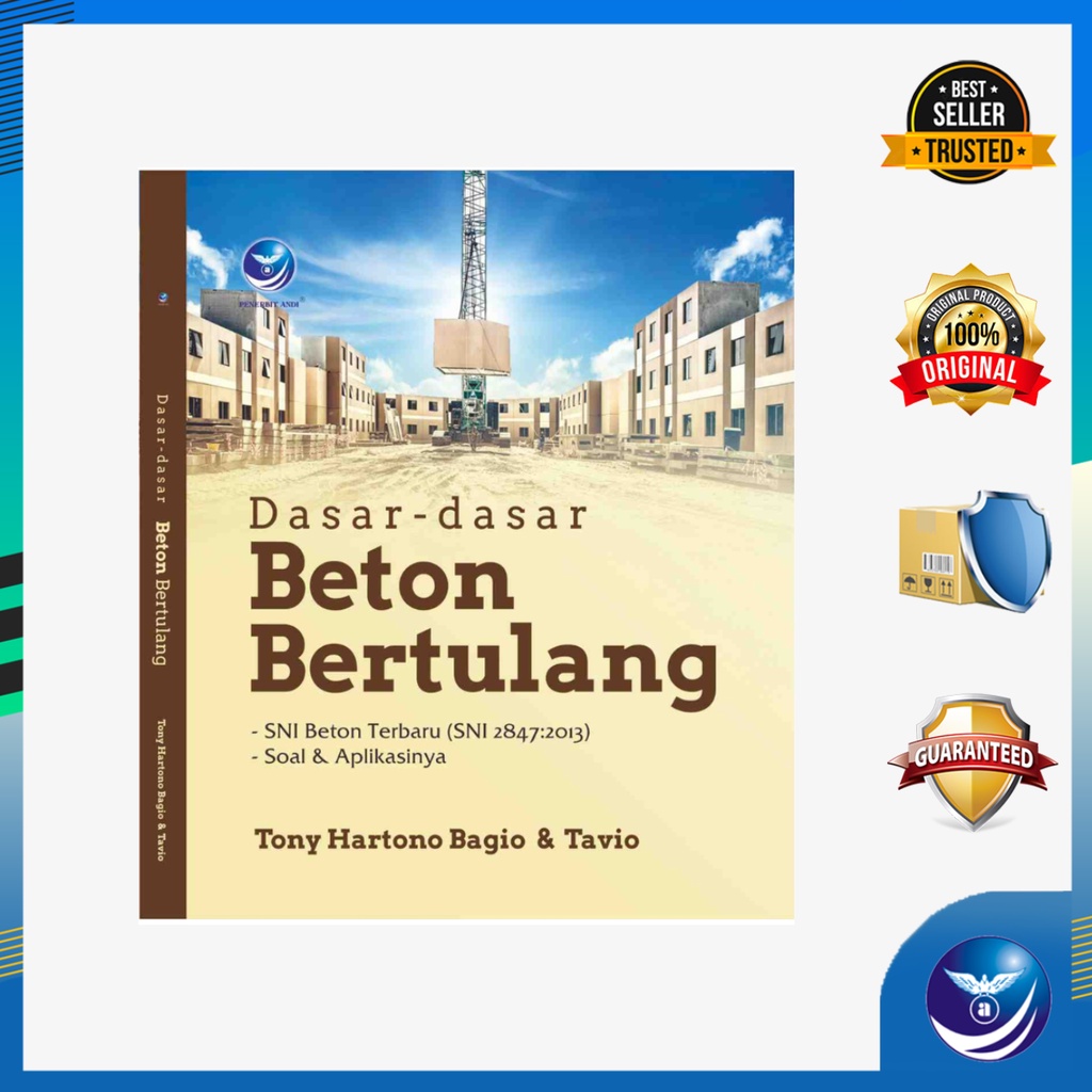 Jual Dasar-dasar Beton Bertulang - Tony Hartono Bagio Dan Tavio | Shopee Indonesia