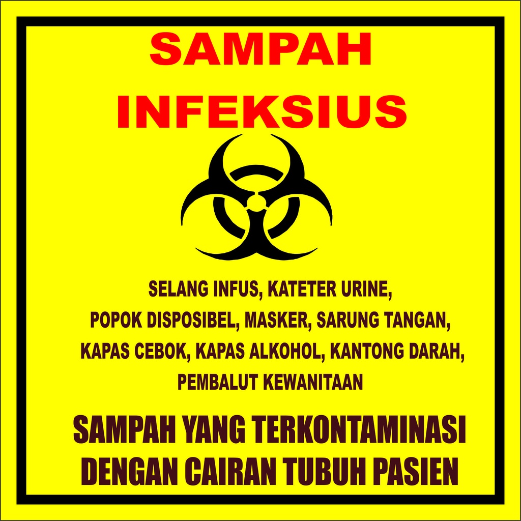 Jual Stiker Sampah Infeksius | Shopee Indonesia