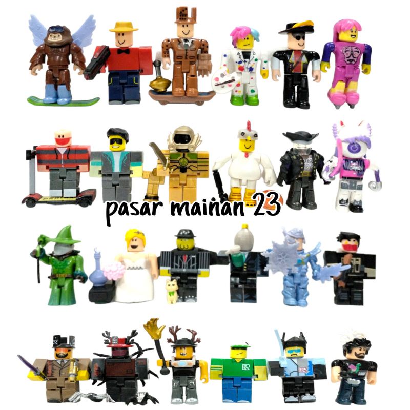 Jual Mainan Figure Roblox Set 6 Miniatur Pajangan Hiasan Topper ...