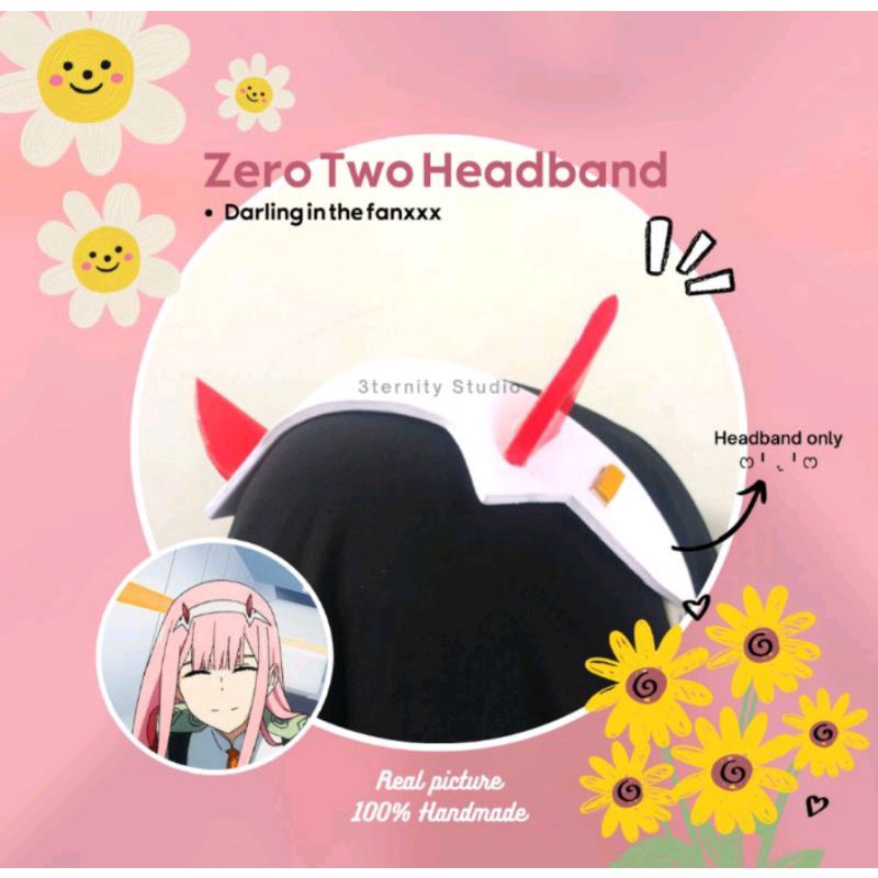 Jual aksesoris Bando Zero Two, cosplay Darling In The Fanxx | Shopee ...