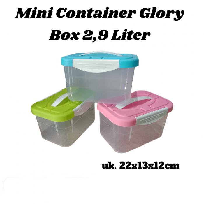 Jual Mini Box Container / Mini Container Glory Box 2,9 Liter | Shopee ...