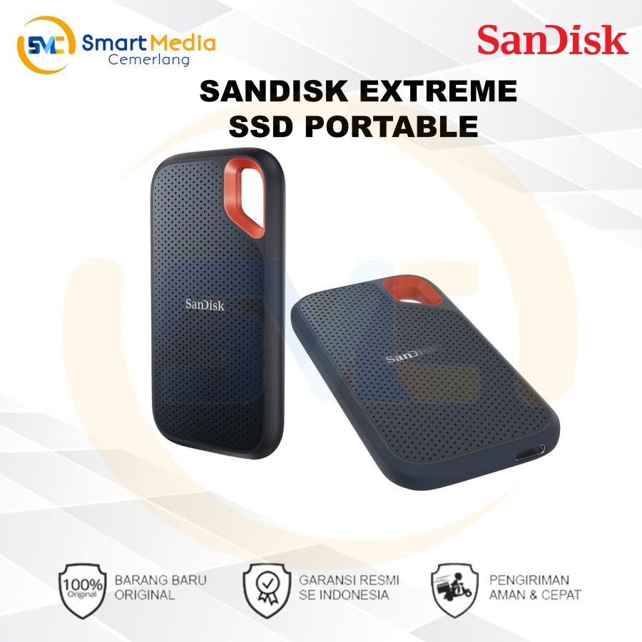 Jual SanDisk Extreme SSD Portable USB Type C External SSD | Shopee ...