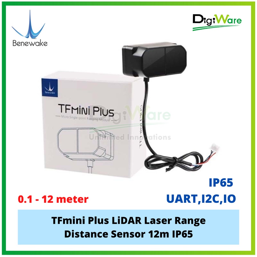 Jual TFmini Plus LiDAR Laser Range Distance Sensor 12m IP65 | Shopee ...