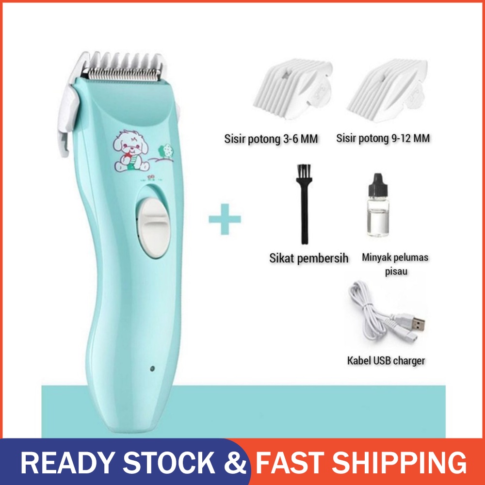 Jual Baby Hair Clipper Alat Cukur Rambut Bayi Elektrik Anak Hair ...