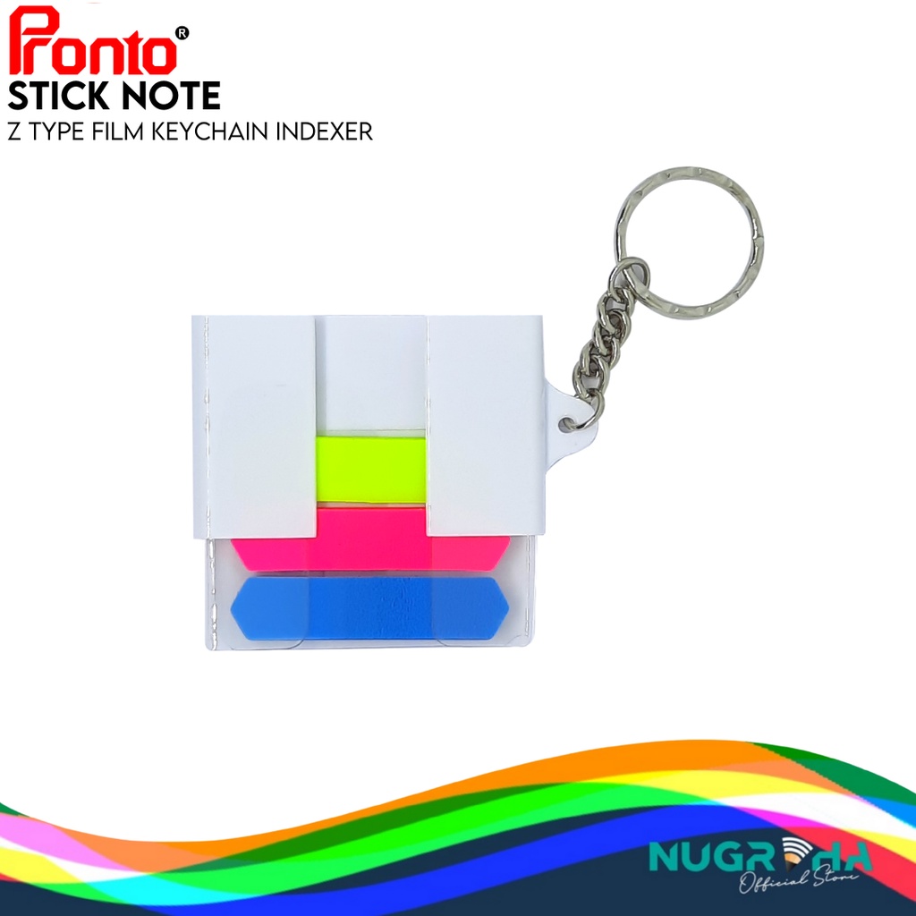 Jual Pronto Sticknotes Film Keychain Indexer Z Type | Shopee Indonesia